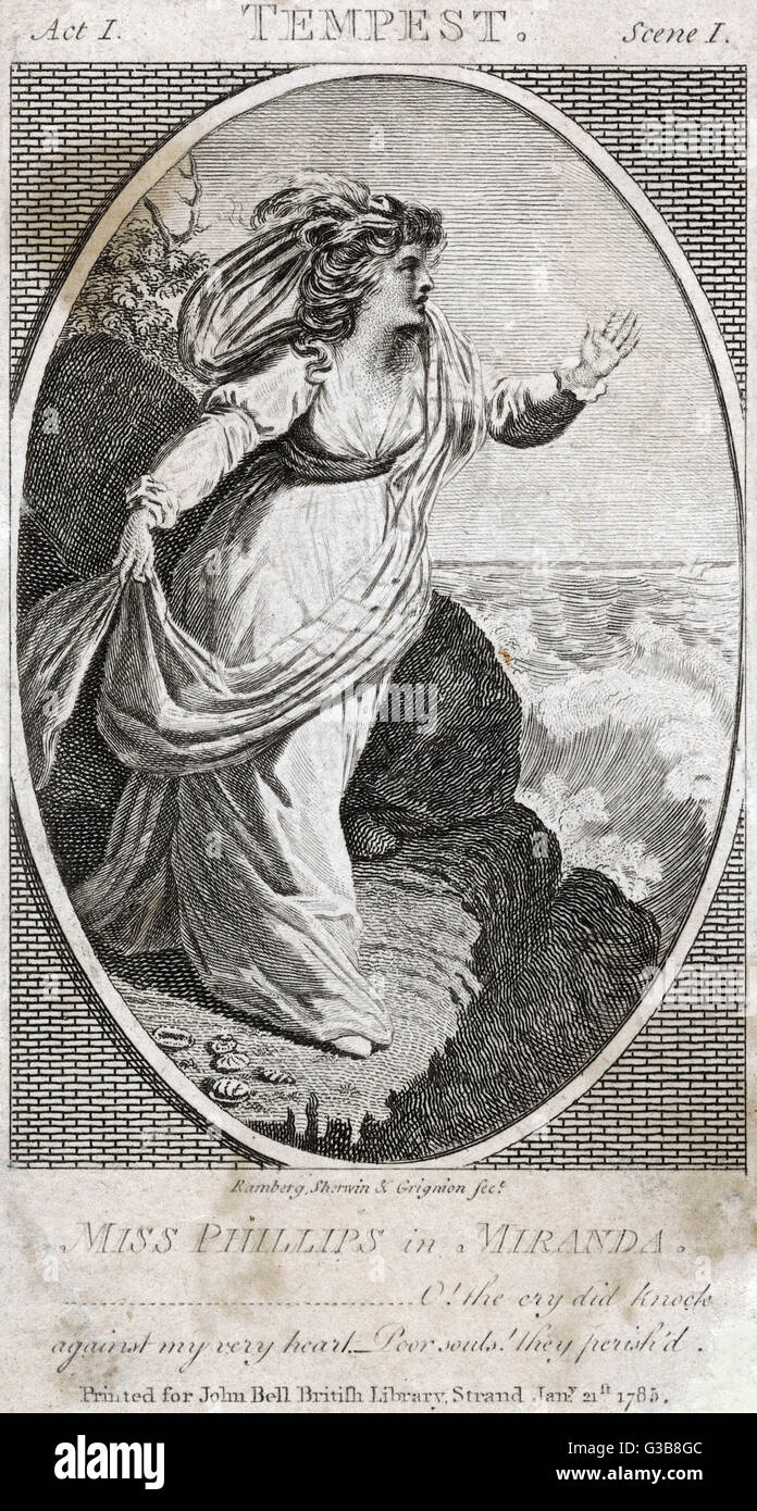 Tempest shakespeare miranda hi-res stock photography and images - Alamy