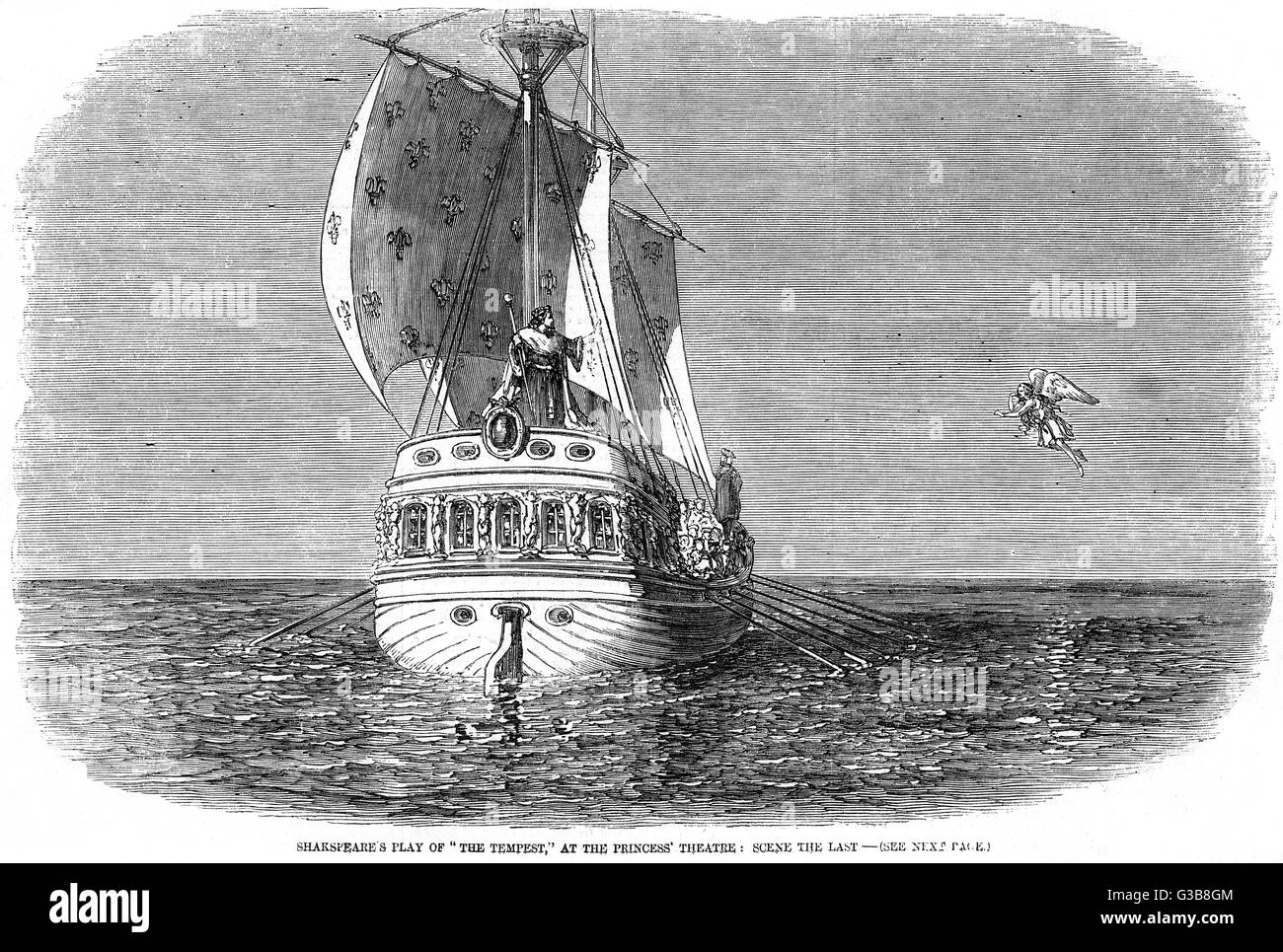 The tempest ship scene hi-res stock photography and images - Alamy