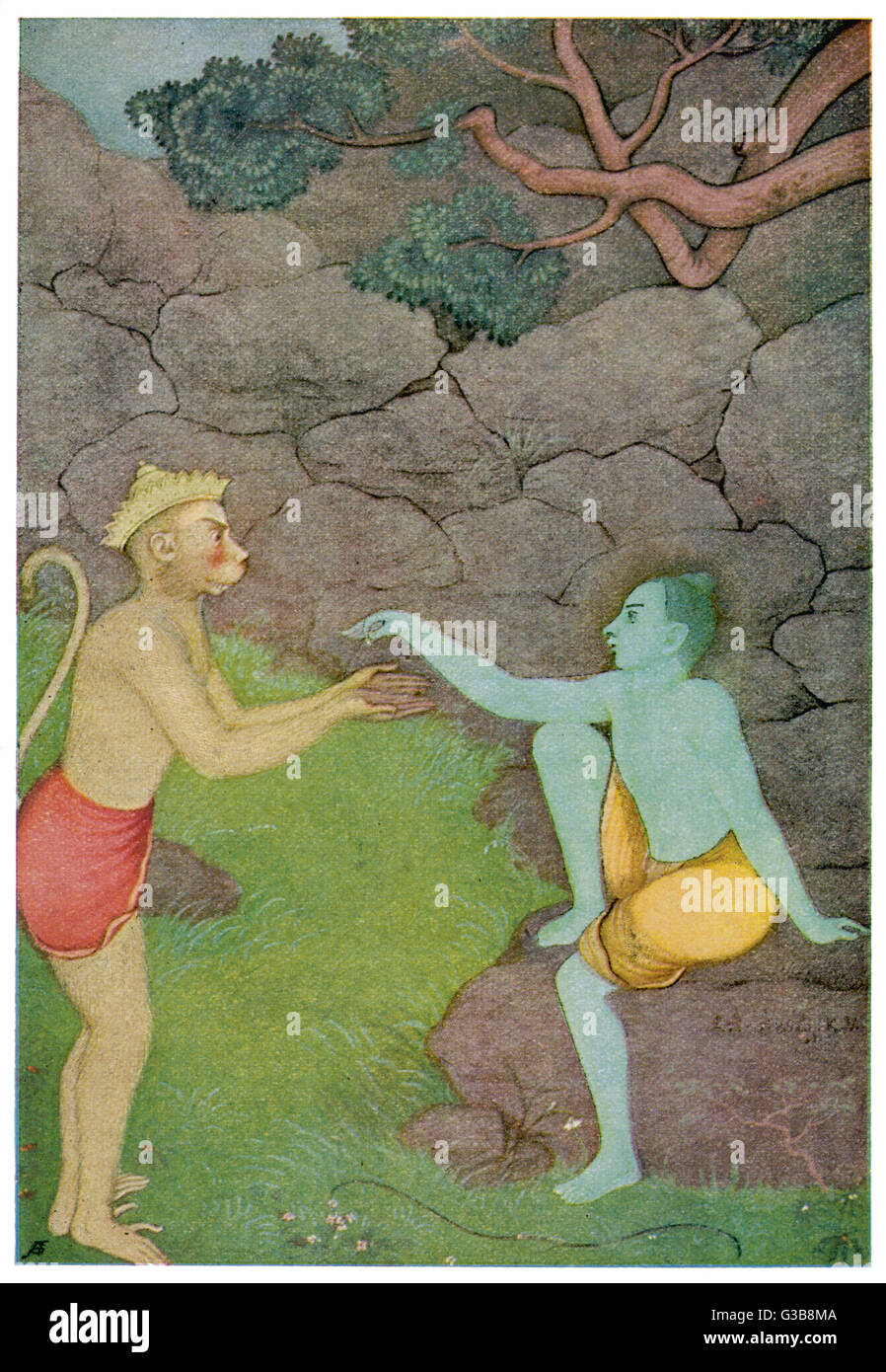 Rama and hanuman High Resolution Stock Photography and Images - Alamy