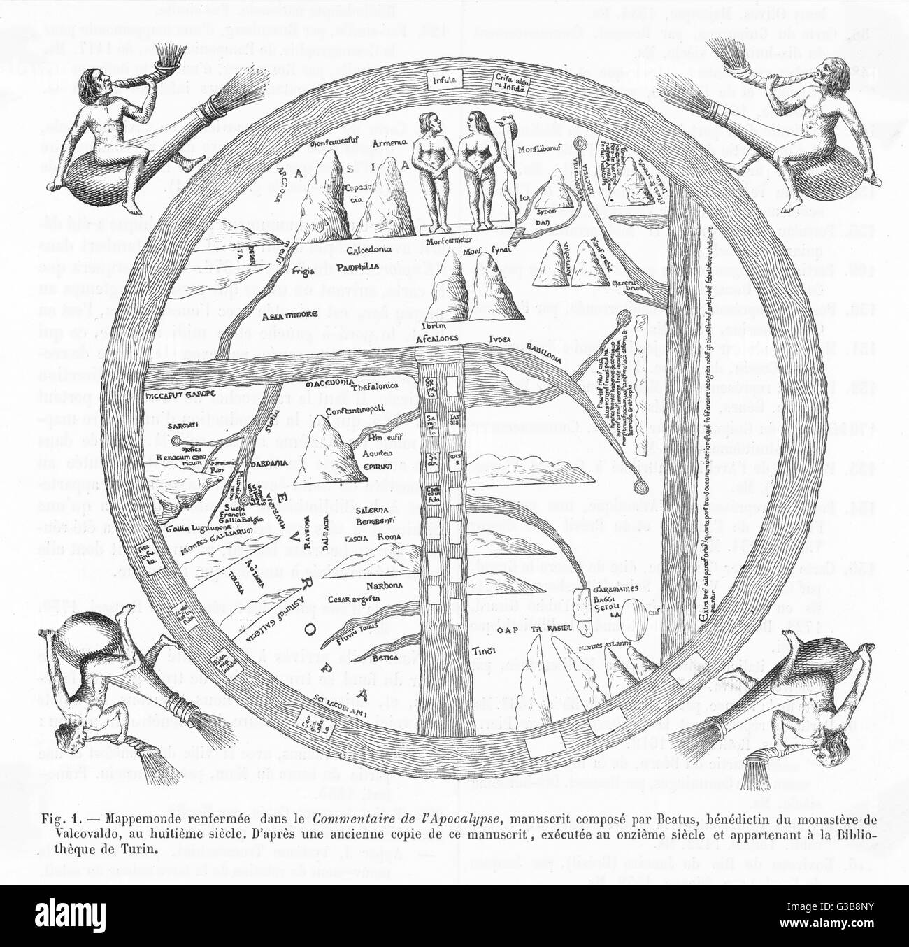 8th century world map Cut Out Stock Images & Pictures - Alamy