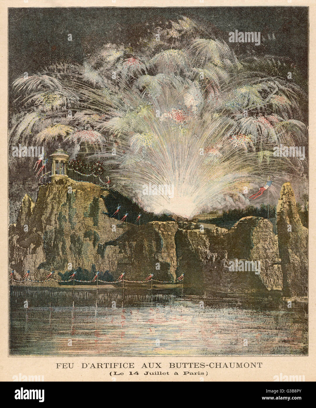 14 fireworks paris hi-res stock photography and images - Alamy
