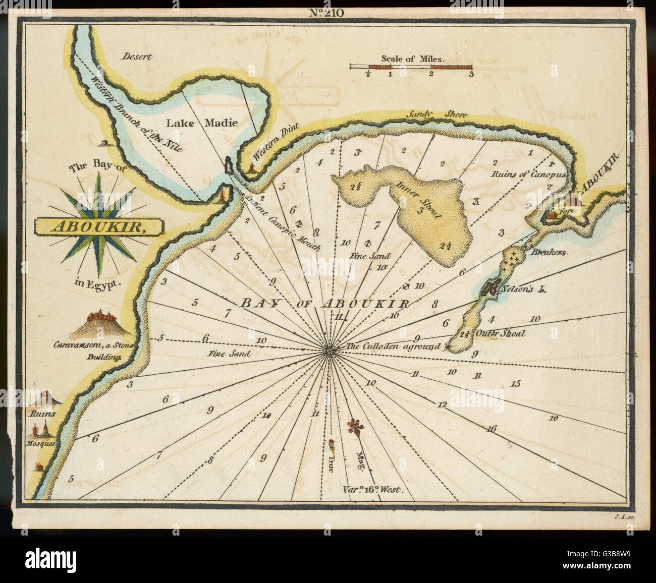 Aboukir bay map hi-res stock photography and images - Alamy