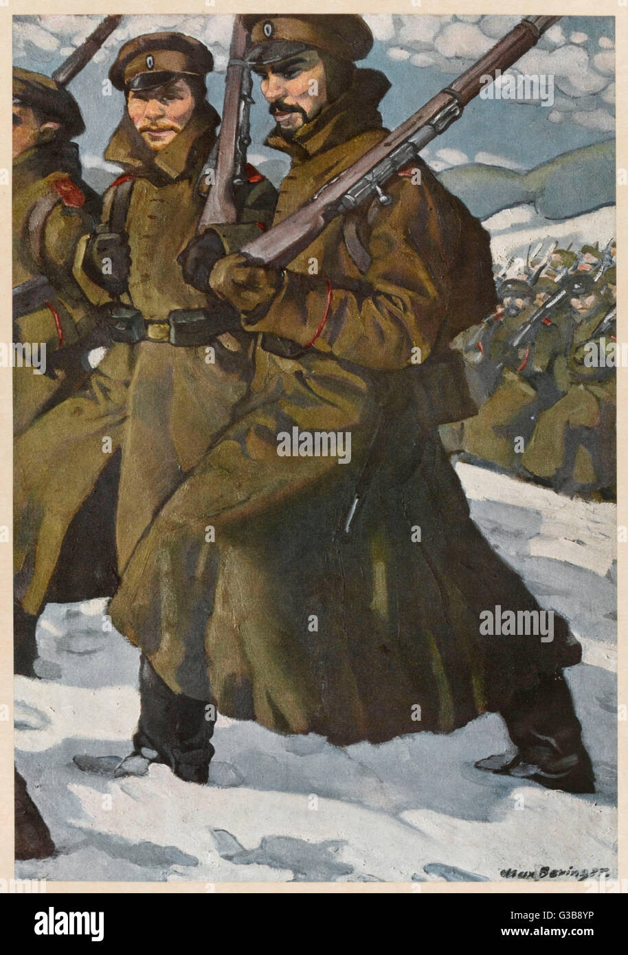WW1 RUSSIAN INFANTRY Stock Photo - Alamy