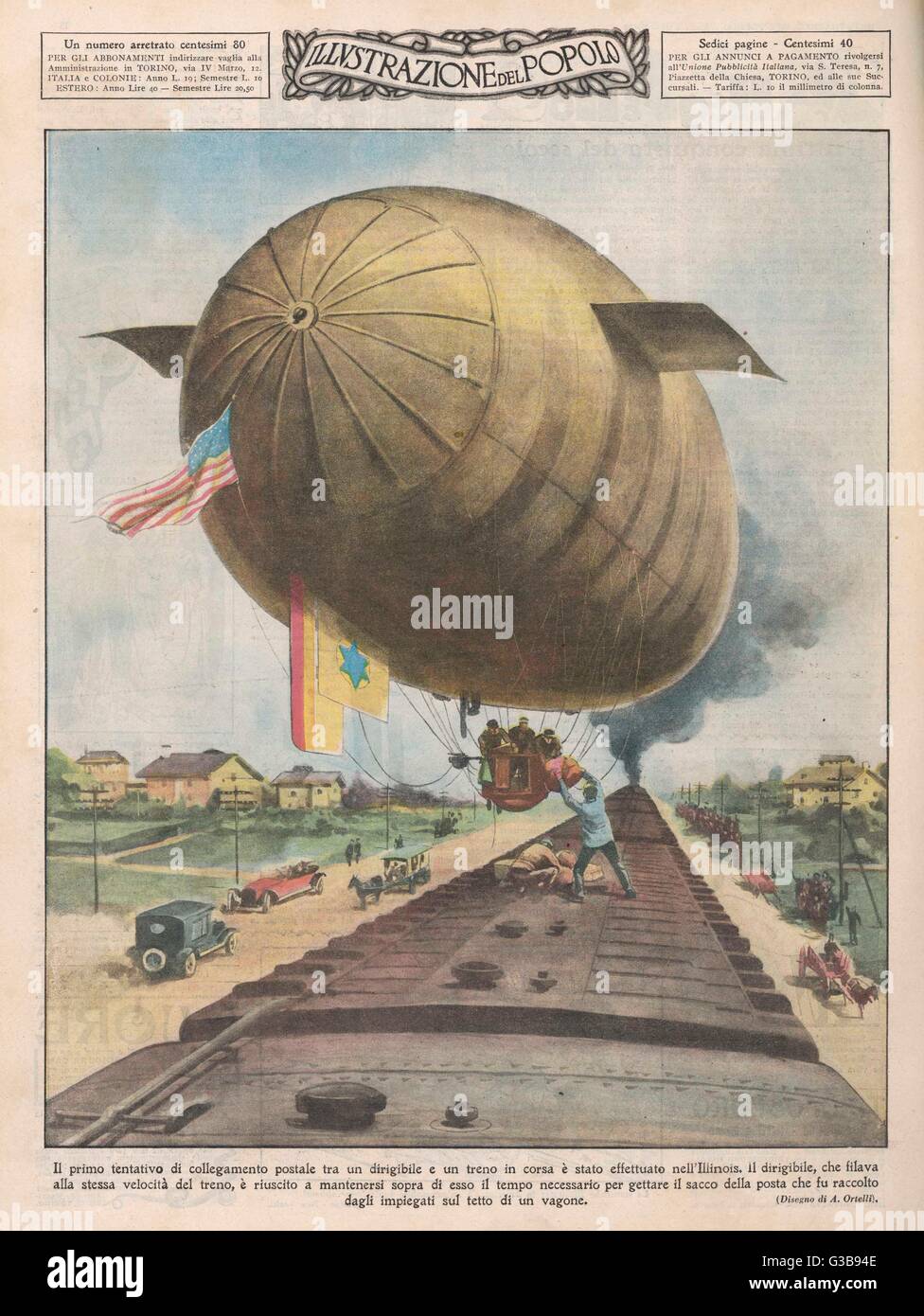 Train mail pick up hi-res stock photography and images - Alamy