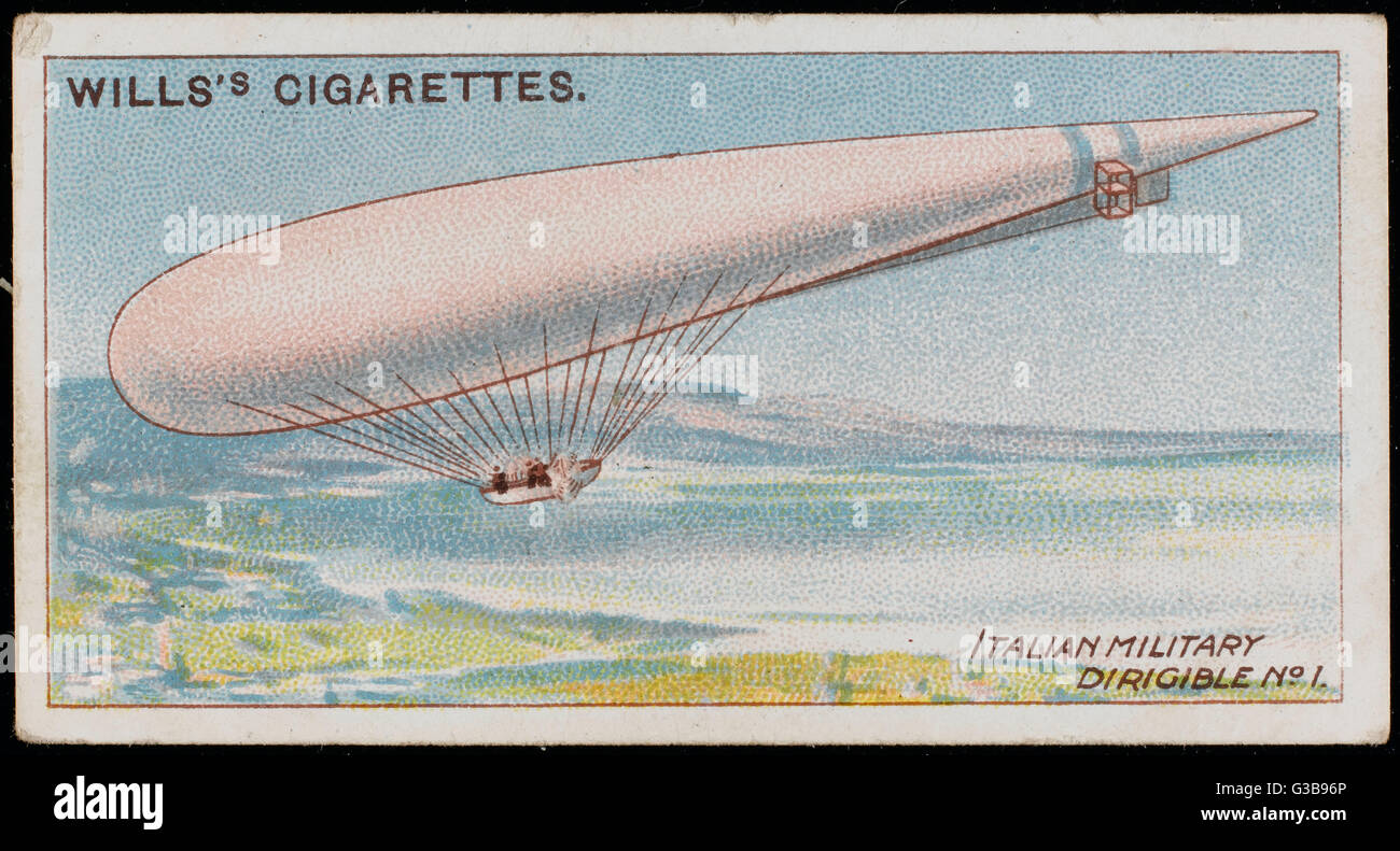 The italian military dirigible number one hi-res stock photography and ...