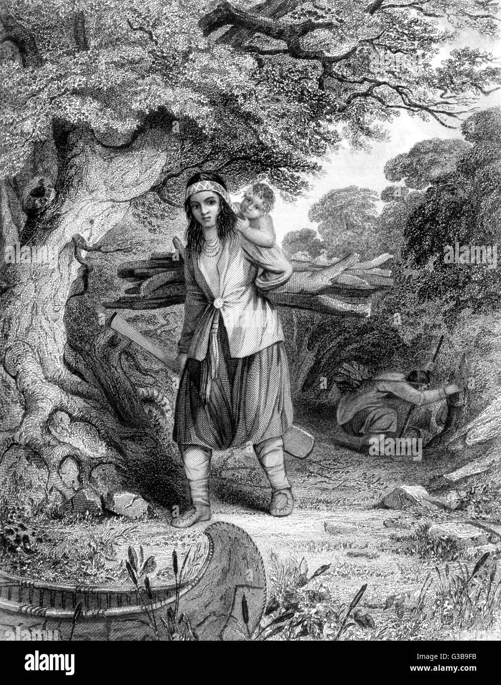 Indian squaw hi-res stock photography and images - Alamy