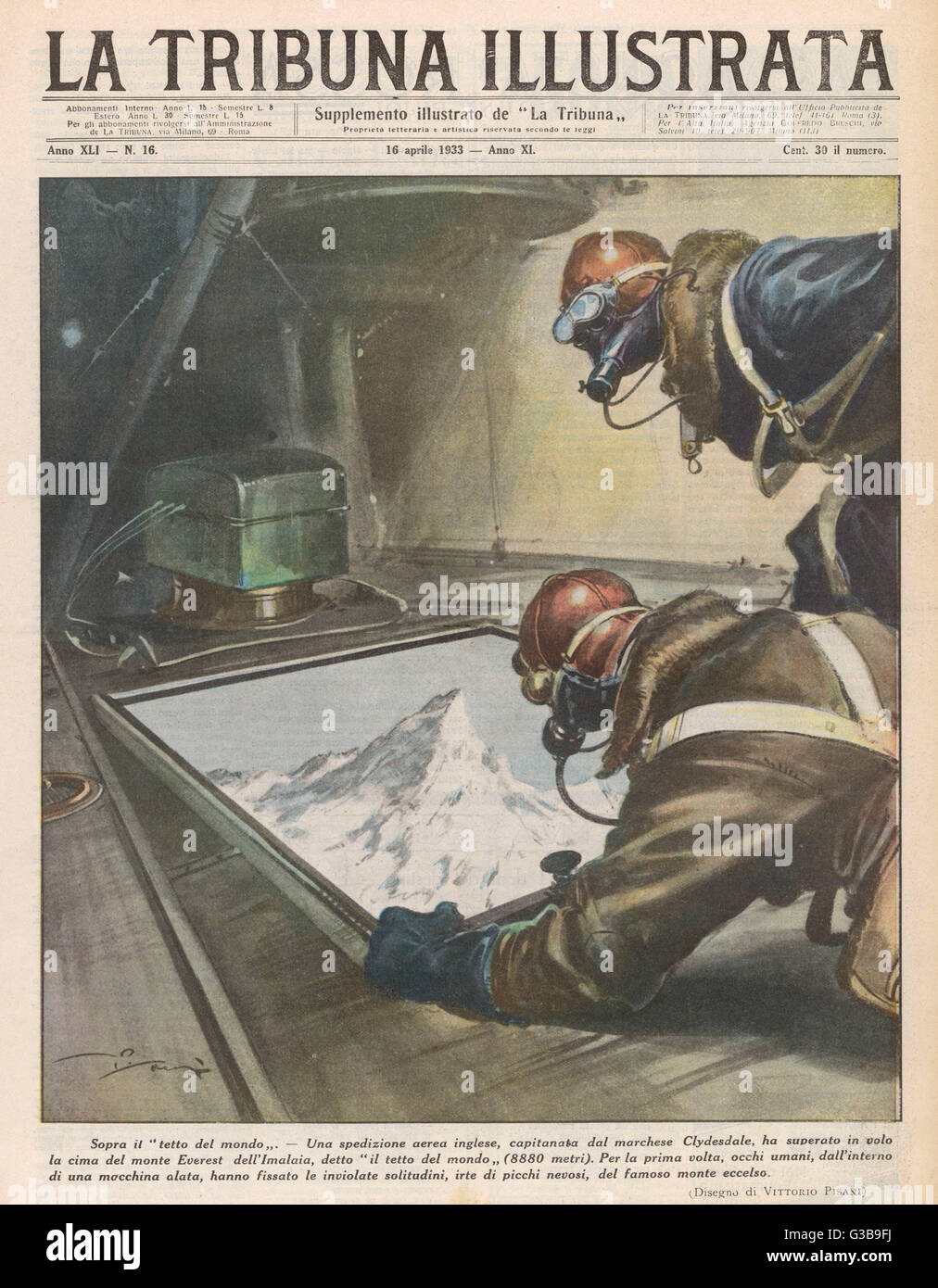 Flight over everest hi-res stock photography and images - Alamy