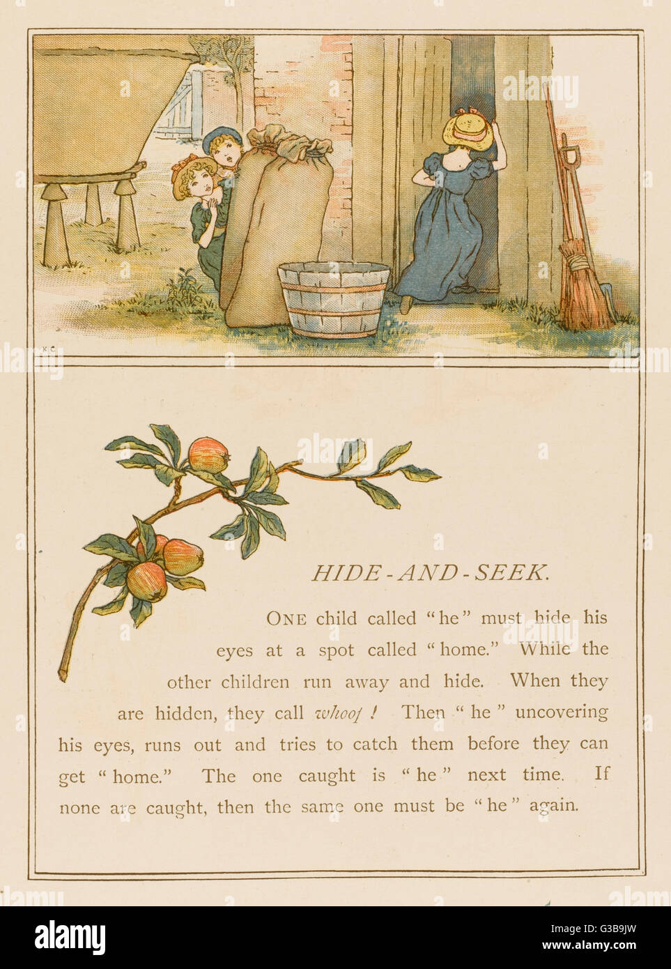 HIDE AND SEEK 1889 Stock Photo - Alamy