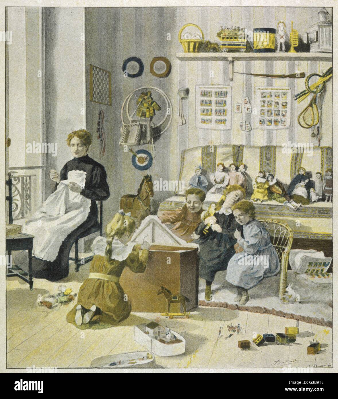 TOY THEATRE 1897 Stock Photo - Alamy