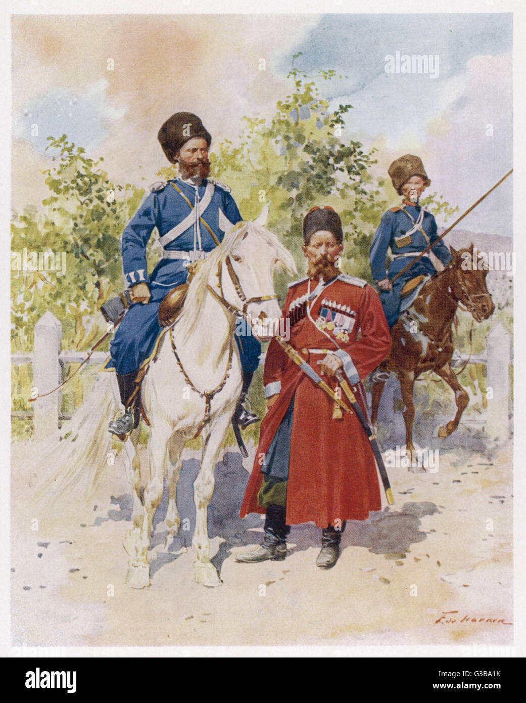 Russian cossacks hi-res stock photography and images - Alamy