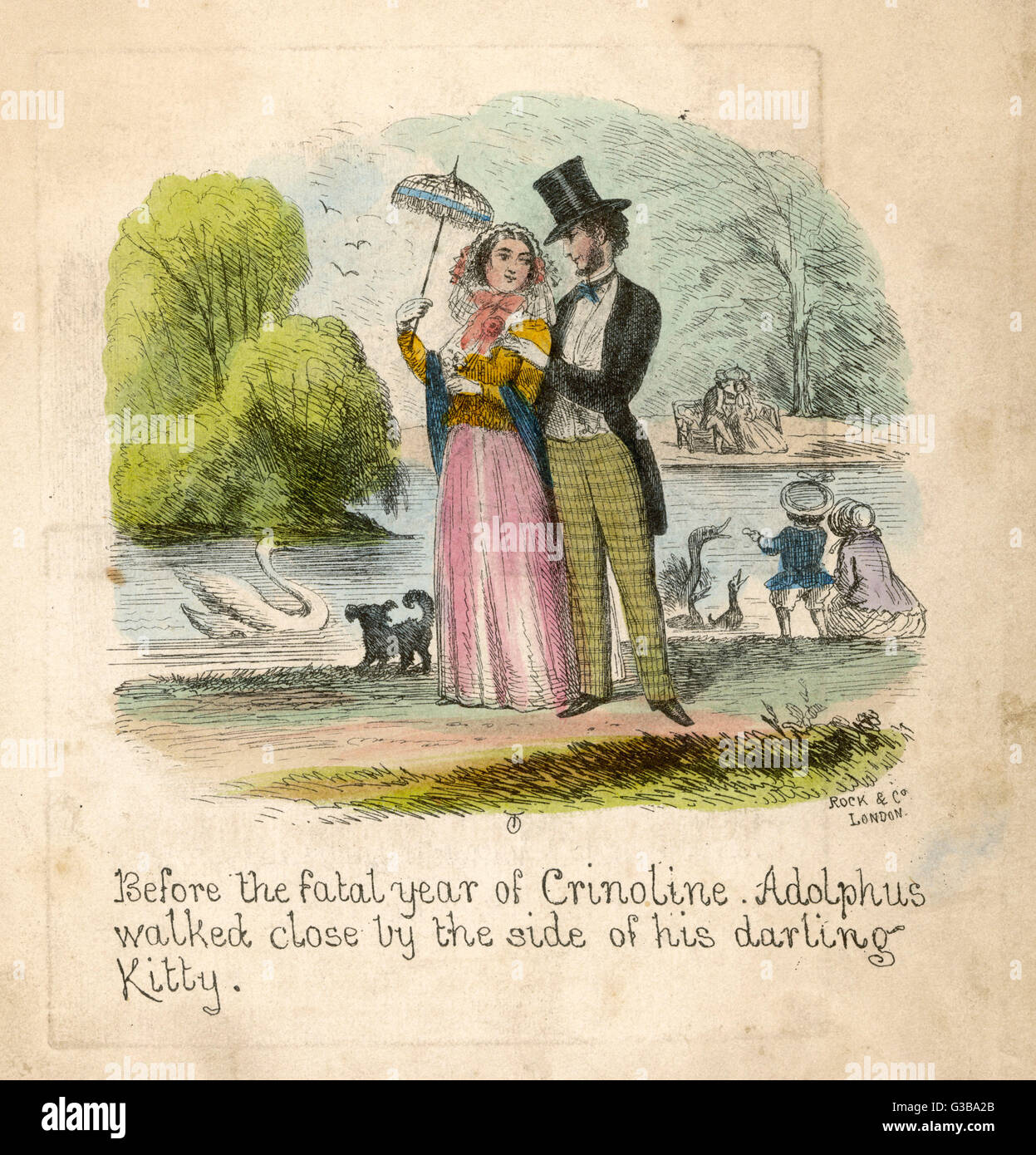 Crinoline 1857 hi-res stock photography and images - Alamy