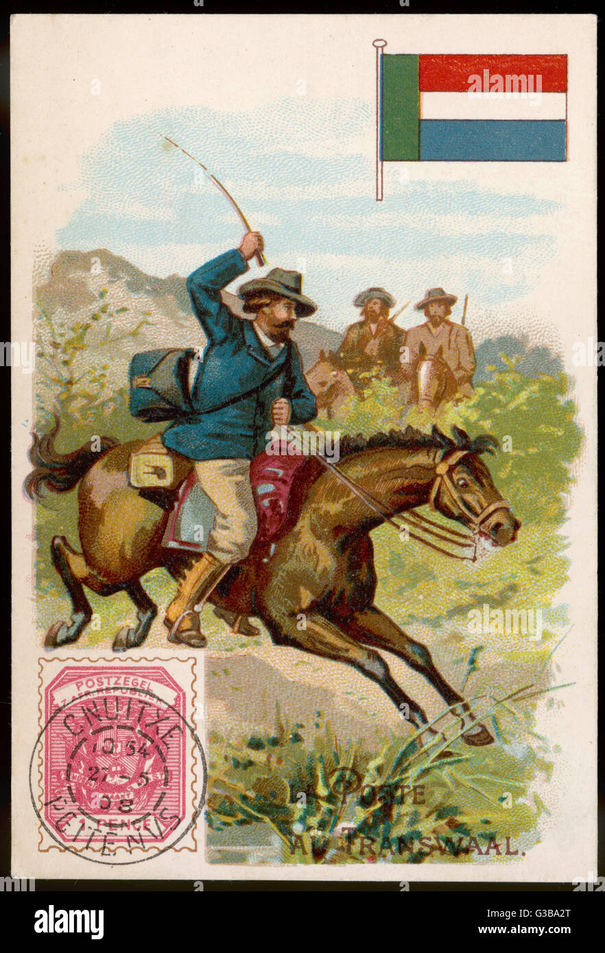 Postman rides hi-res stock photography and images - Alamy