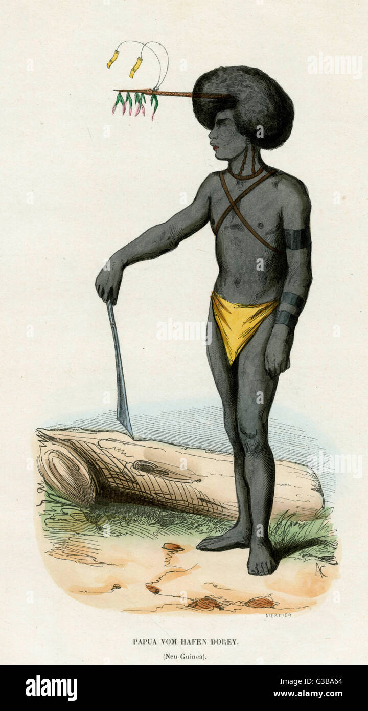 RACIAL/NEW GUINEA NATIVE Stock Photo - Alamy
