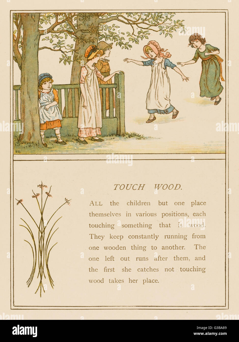 GAME/TOUCH WOOD 1889 Stock Photo - Alamy