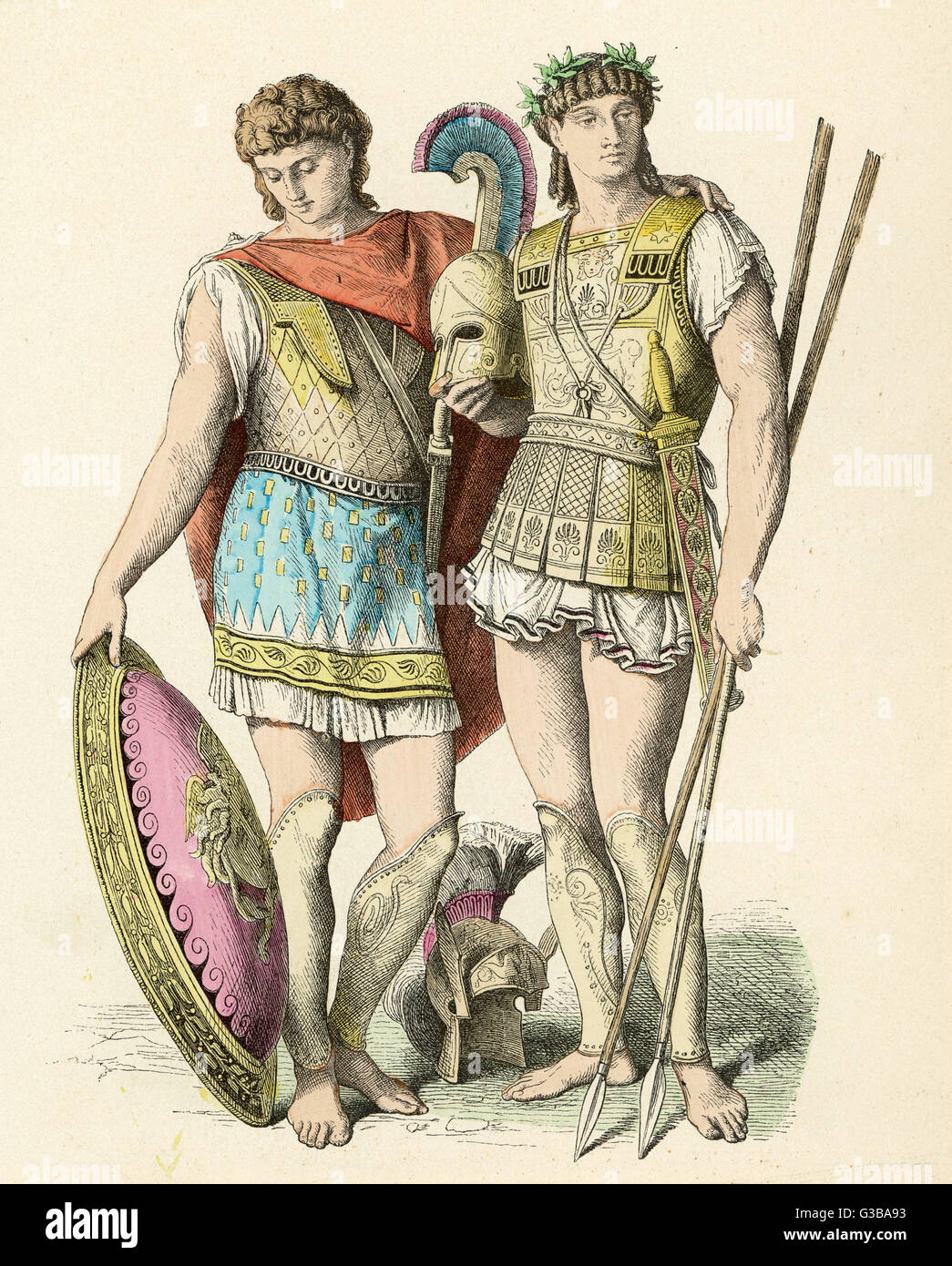 ANCIENT GREEK WARRIORS Stock Photo - Alamy