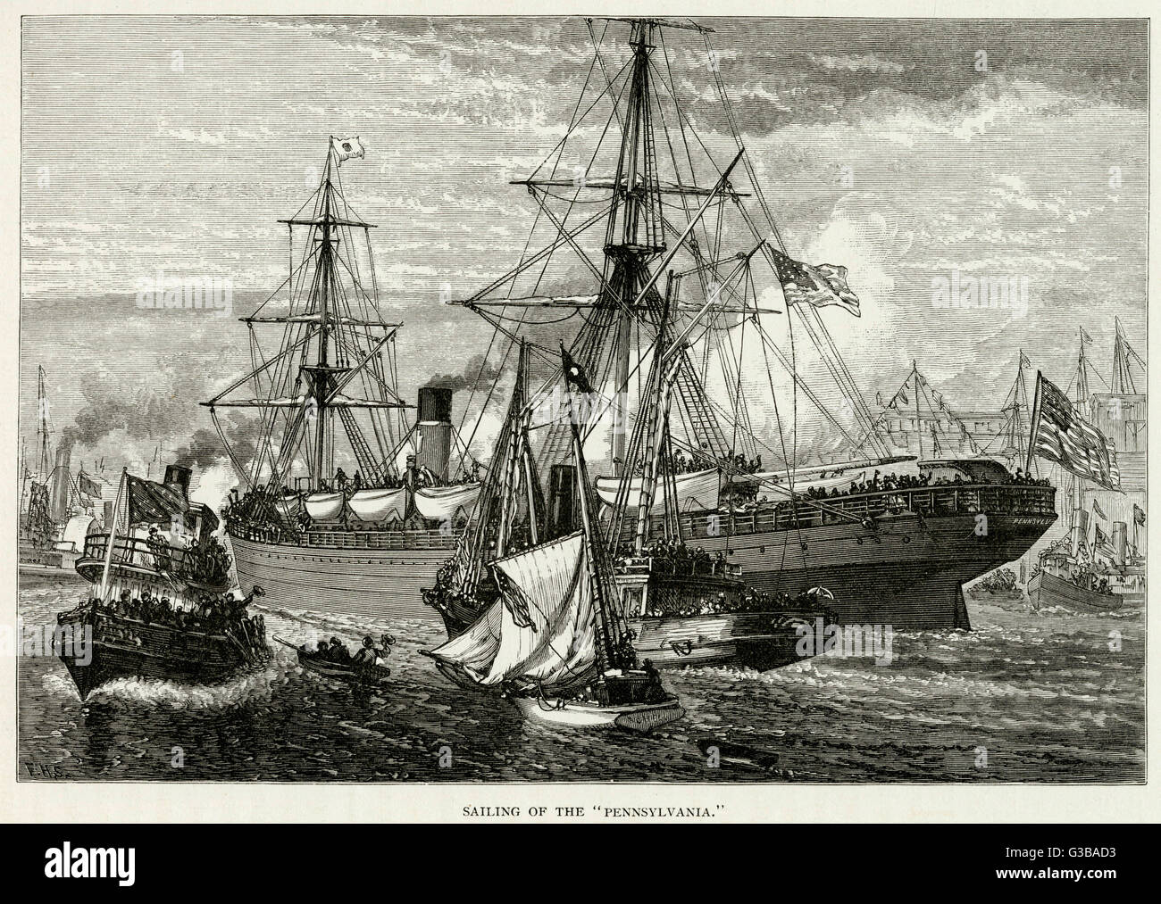 1875 steamships hi-res stock photography and images - Alamy