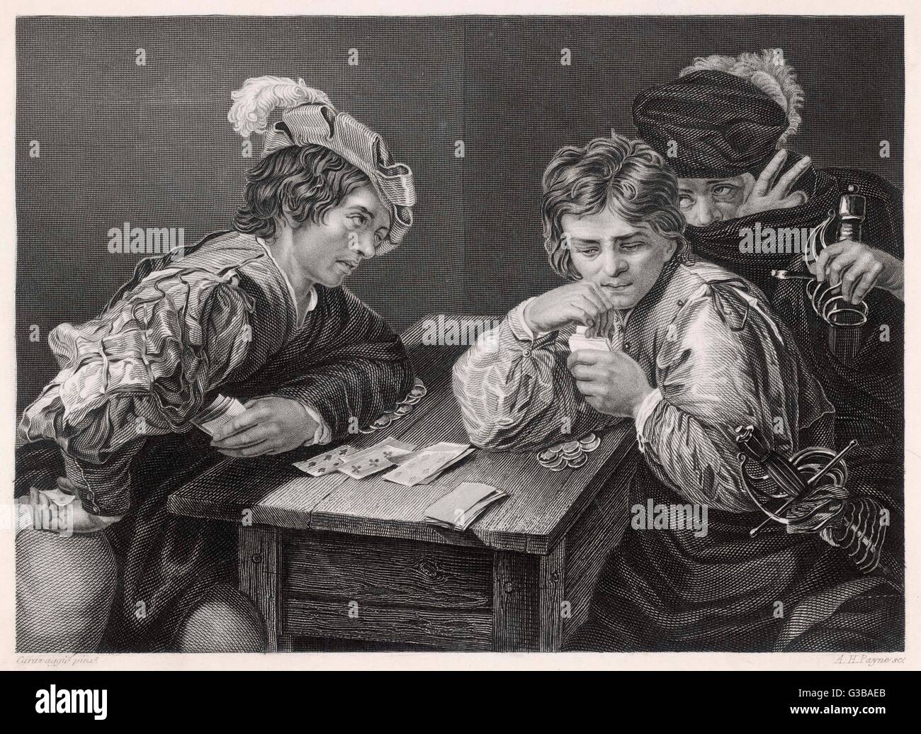 DUTCH CARD GAME 17C Stock Photo - Alamy