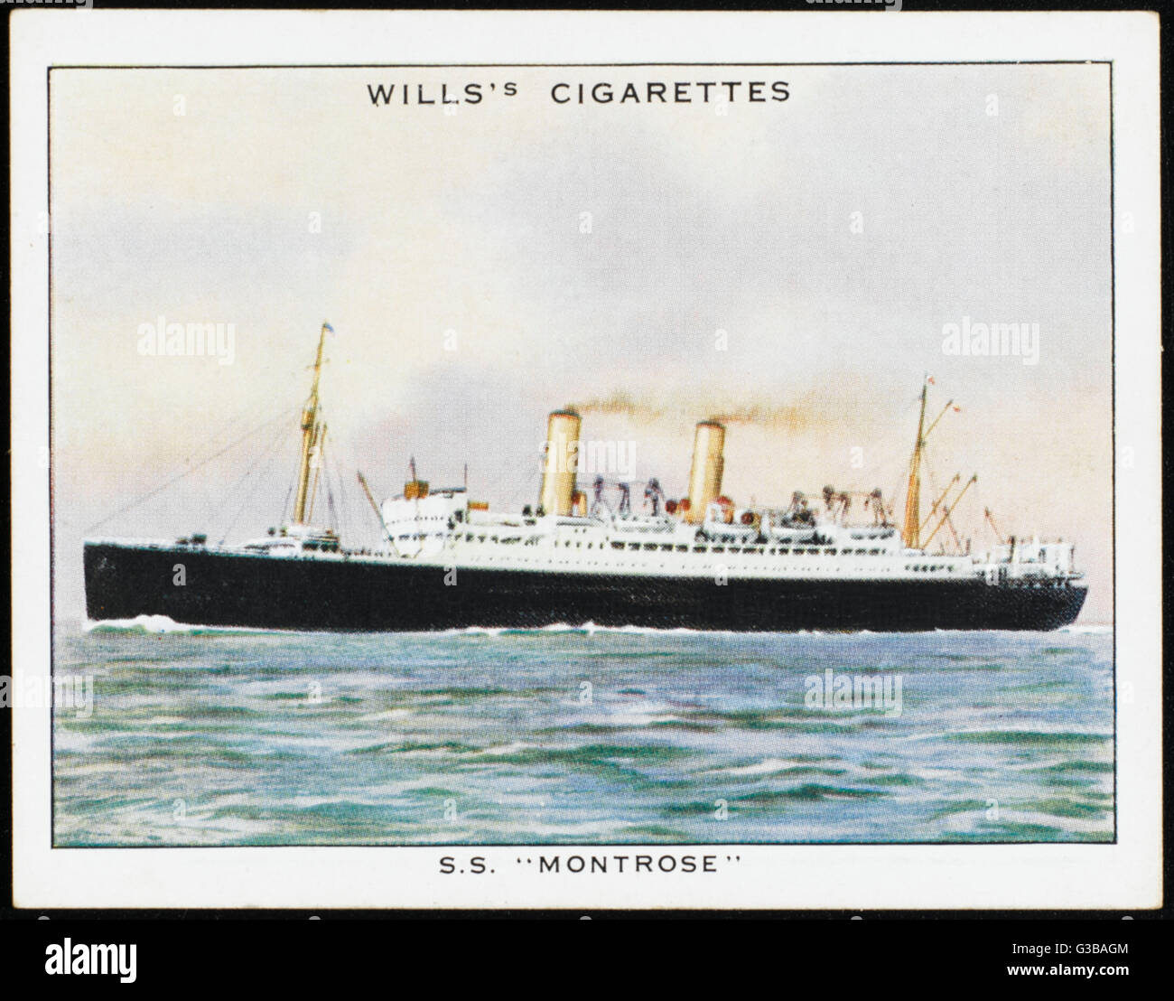 Passenger ship of the Canadian Pacific line, sailing between Europe and ...