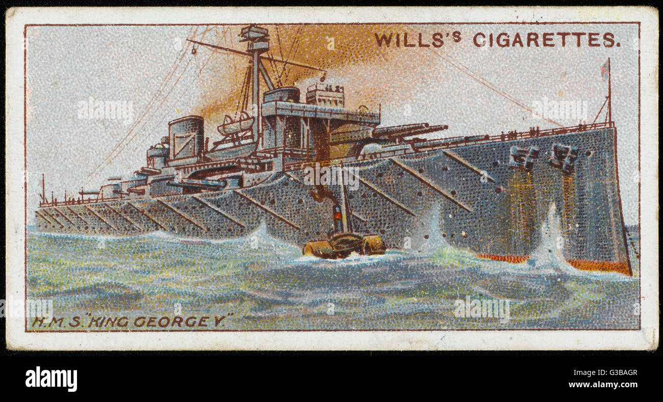 King George V Warship Stock Photo - Alamy