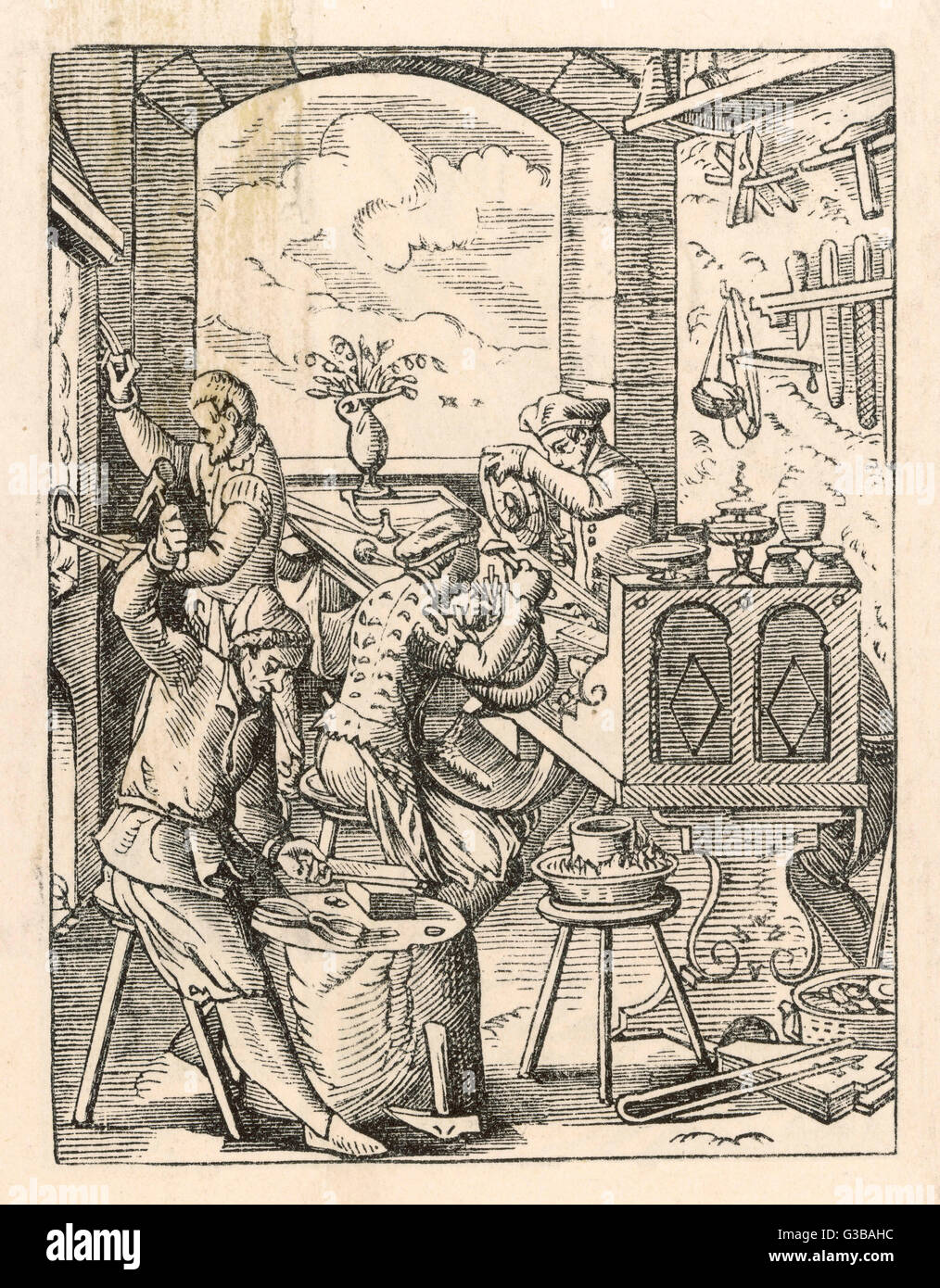 Gold goldsmith goldsmiths 16th century hi-res stock photography and ...