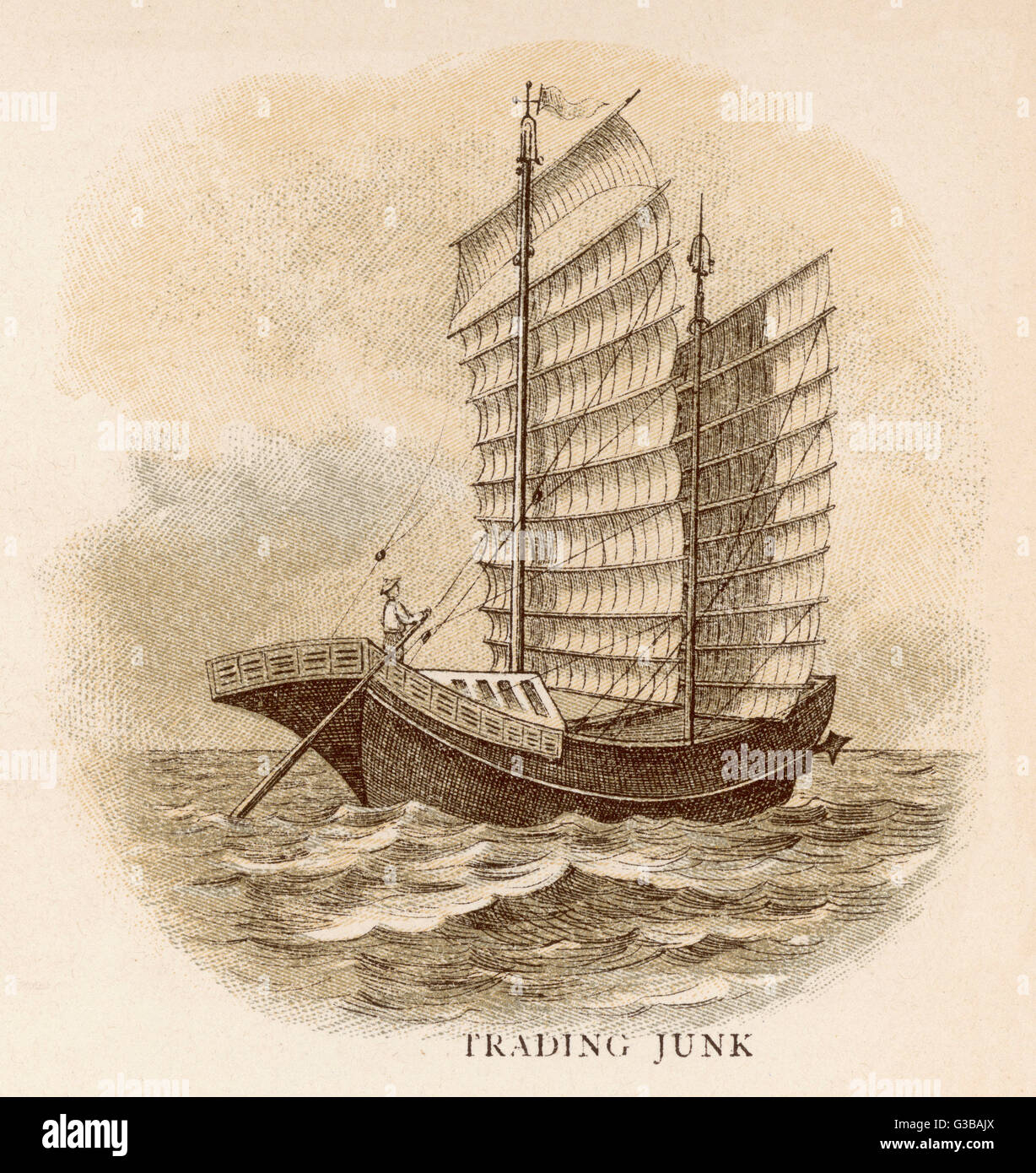 Chinese Trading Junk Stock Photo - Alamy