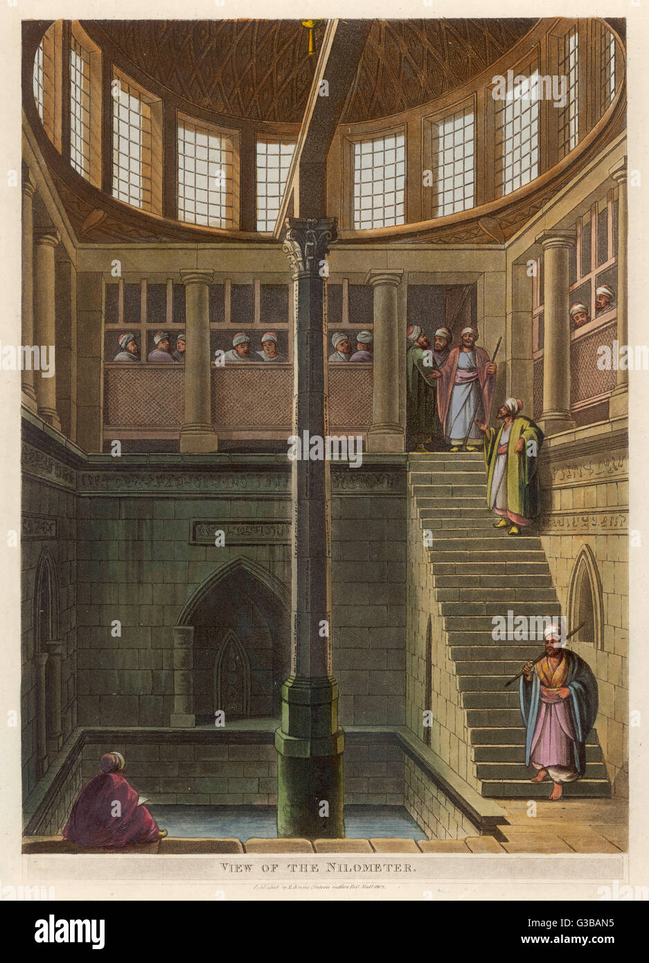 The nilometer at cairo date hi-res stock photography and images - Alamy