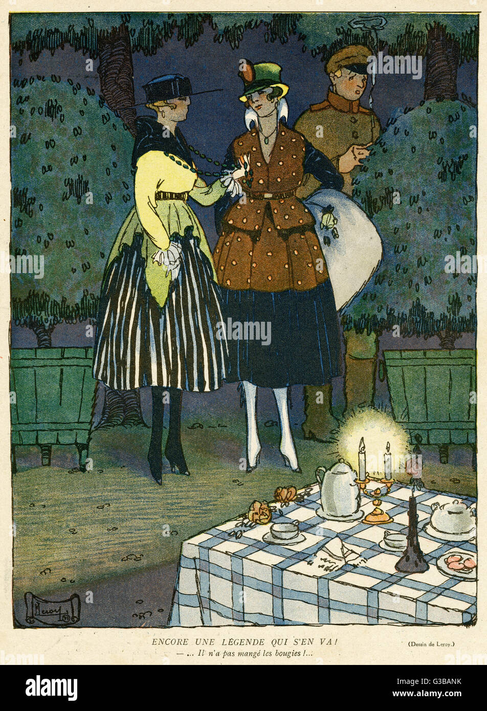 Cartoon, Another disproved myth! WW1 Stock Photo - Alamy