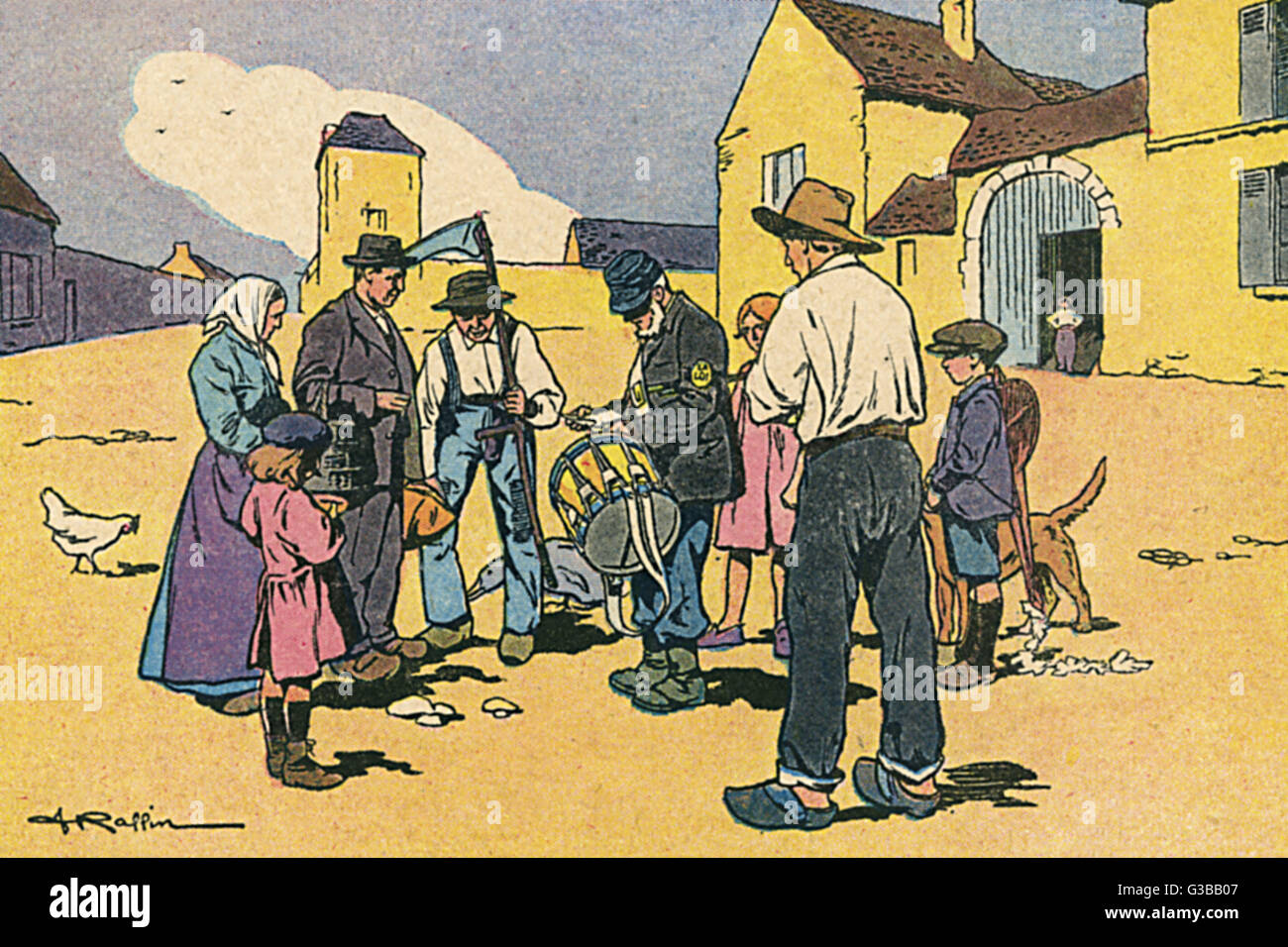 The french equivalent town crier hi-res stock photography and images ...