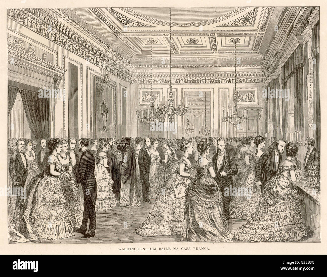 White house reception hi-res stock photography and images - Alamy