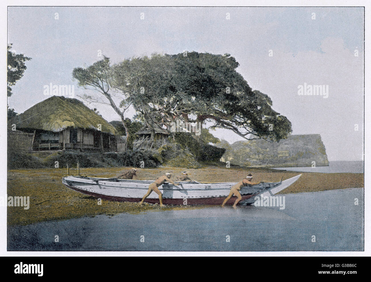 Japanese Fishing Boat Stock Photo - Alamy