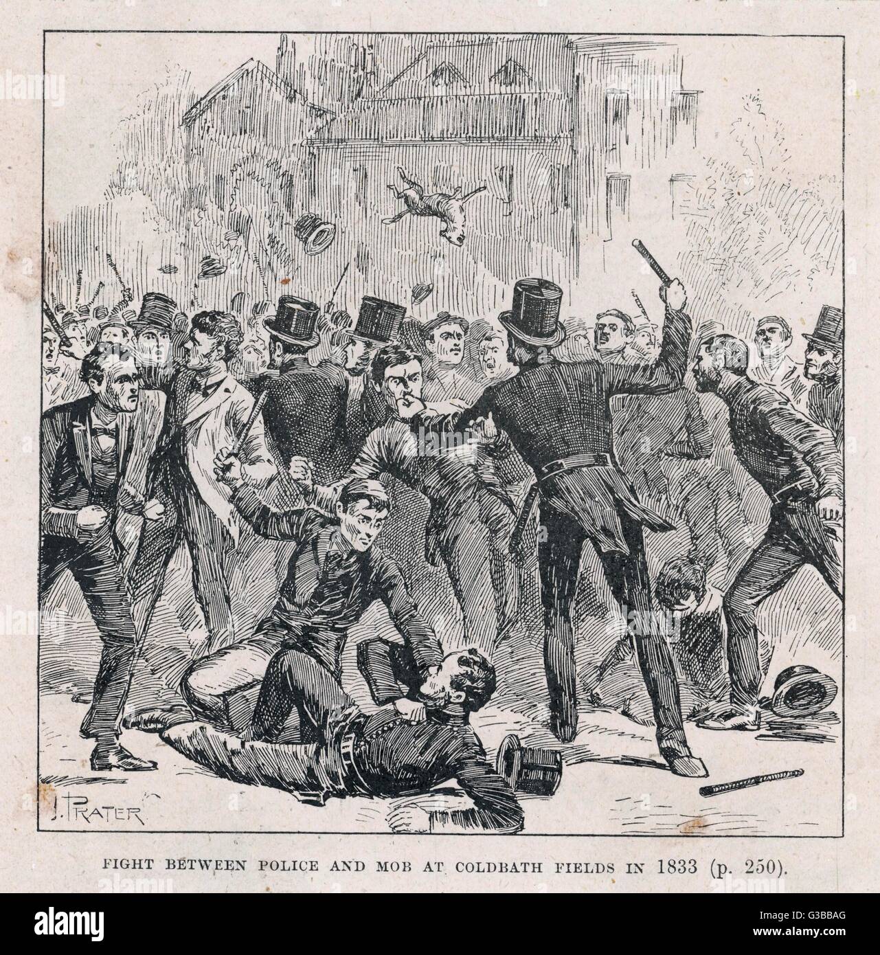 Coldbath fields riot, 1833 hi-res stock photography and images - Alamy
