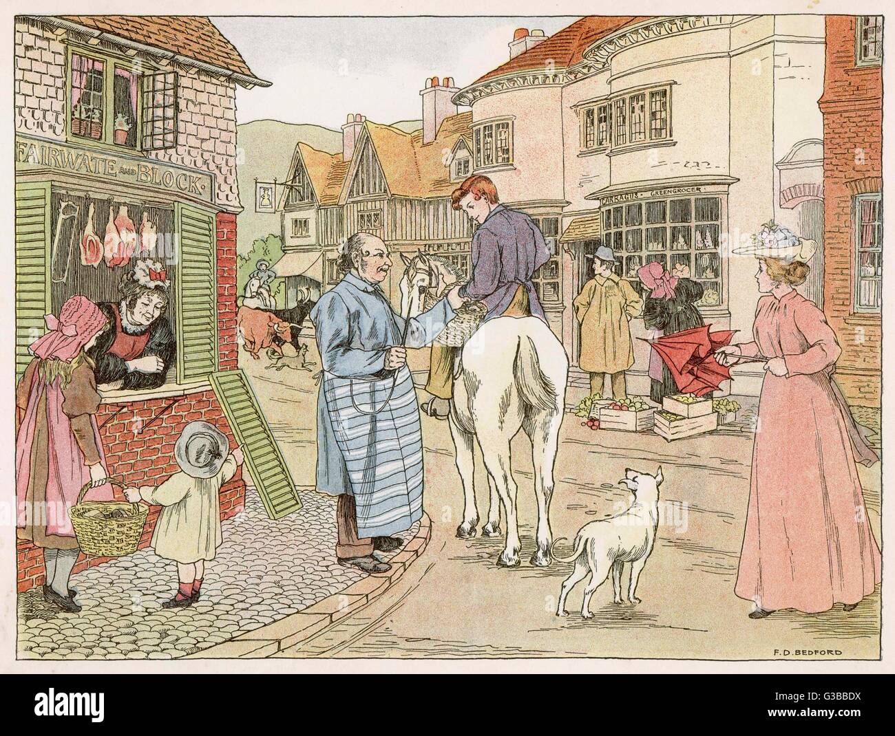 Butcher 19th Century High Resolution Stock Photography and Images - Alamy