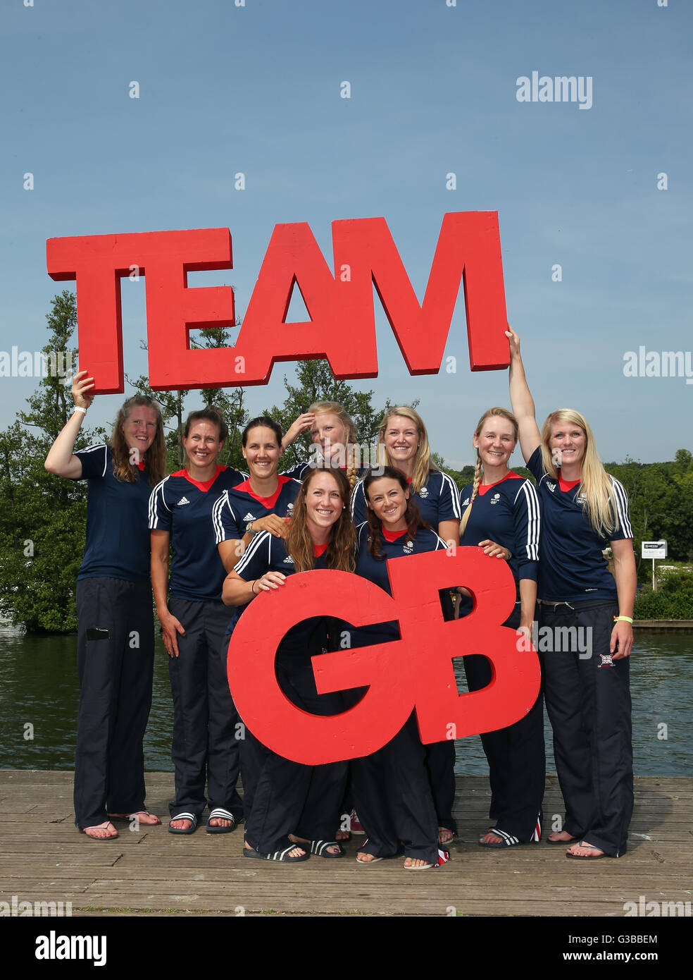 Polly swann team announcement river rowing museum hi-res stock ...