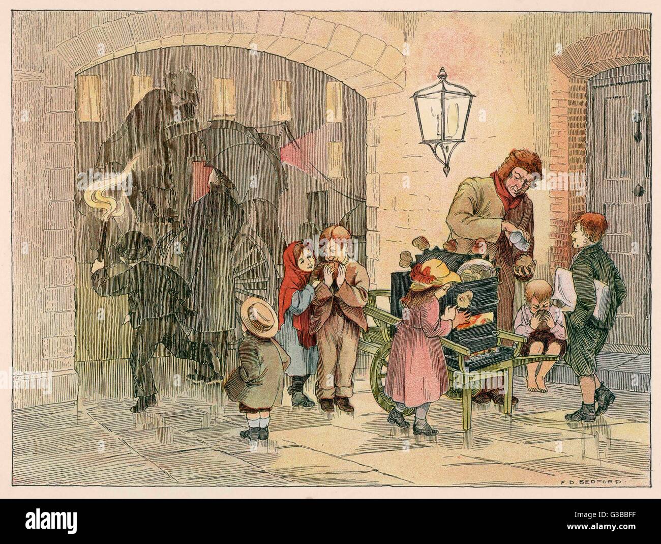 Social - Potato Man - 1899 Stock Photo - Alamy