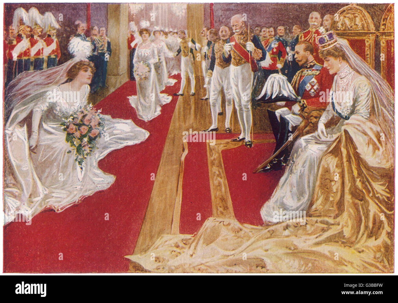 SOCIAL/GEORGE V & MARY Stock Photo - Alamy