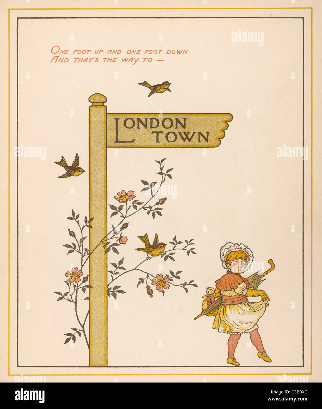 Children - Travel - Signpost Stock Photo - Alamy