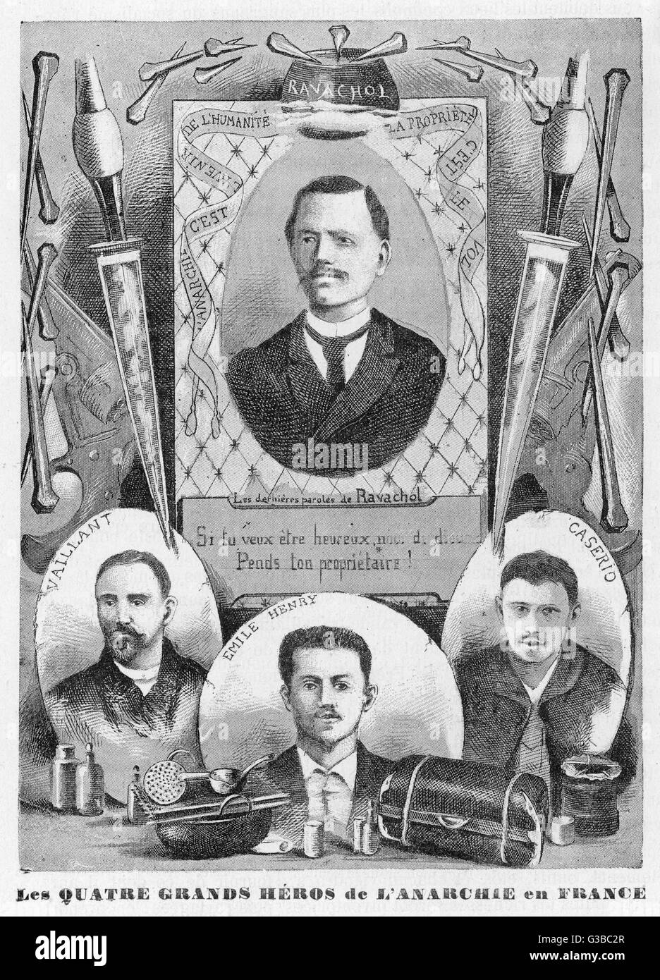 Portraits four leading french terrorists hi-res stock photography and ...