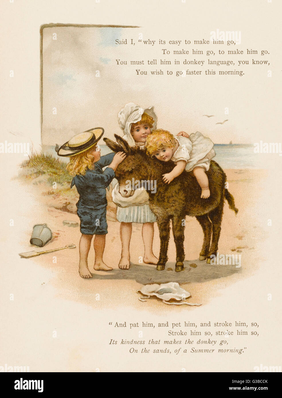 Child and donkey hi-res stock photography and images - Alamy