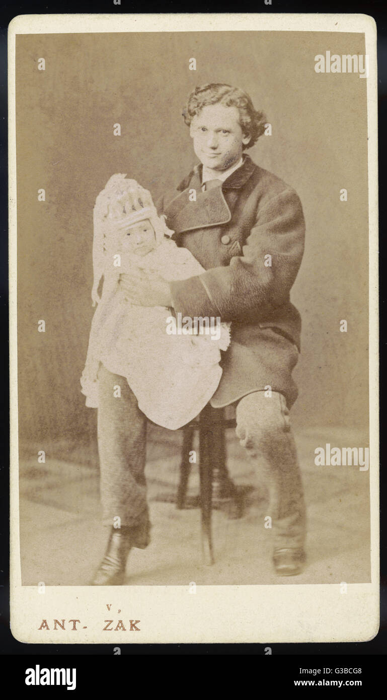 Victorian father children hi-res stock photography and images - Alamy