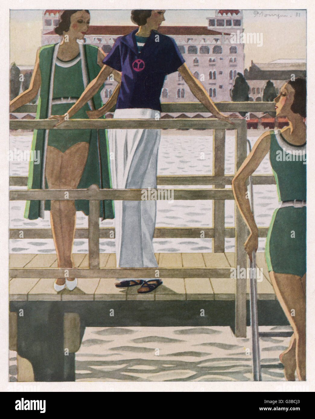 Bathers hi-res stock photography and images - Alamy