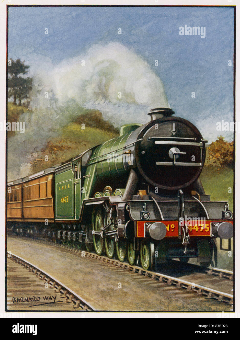 Flying locomotive hi-res stock photography and images - Alamy