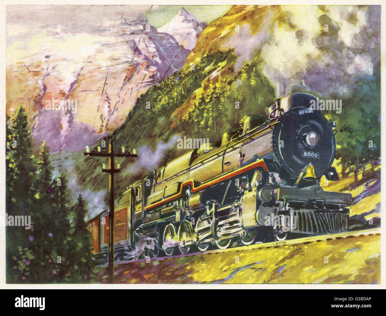 Transcontinental express hi-res stock photography and images - Alamy