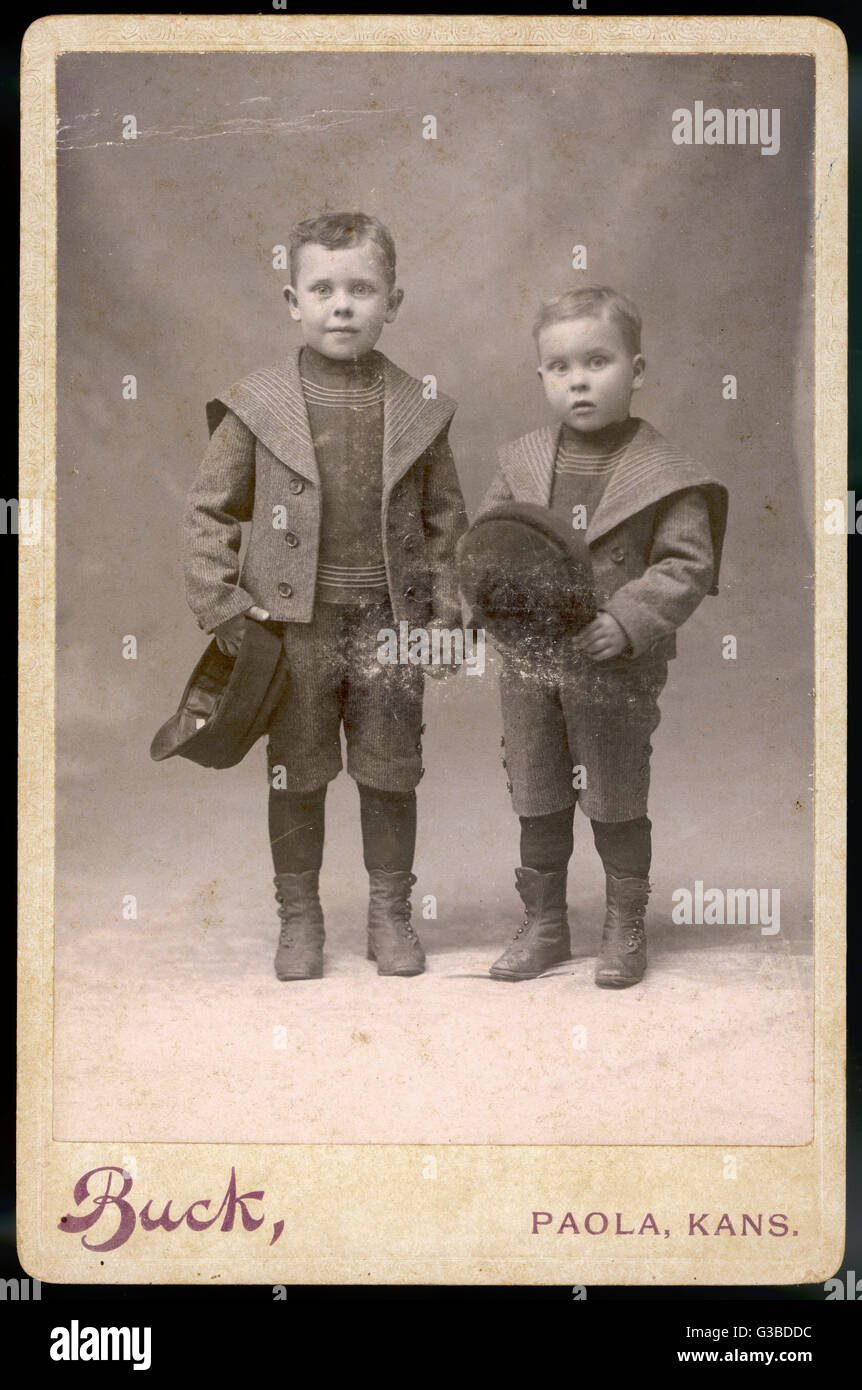 Costume - Boys - Photo - 1890s Stock Photo - Alamy