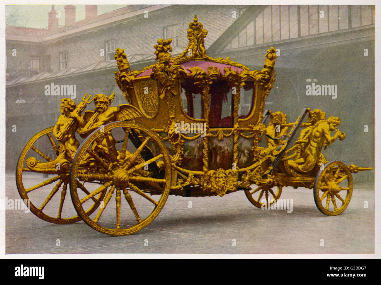 BRITISH CORONATION COACH Stock Photo - Alamy