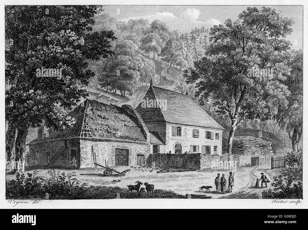 Rousseau charmettes hi-res stock photography and images - Alamy