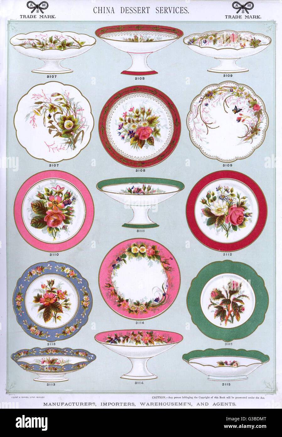 19 plates hi-res stock photography and images - Alamy