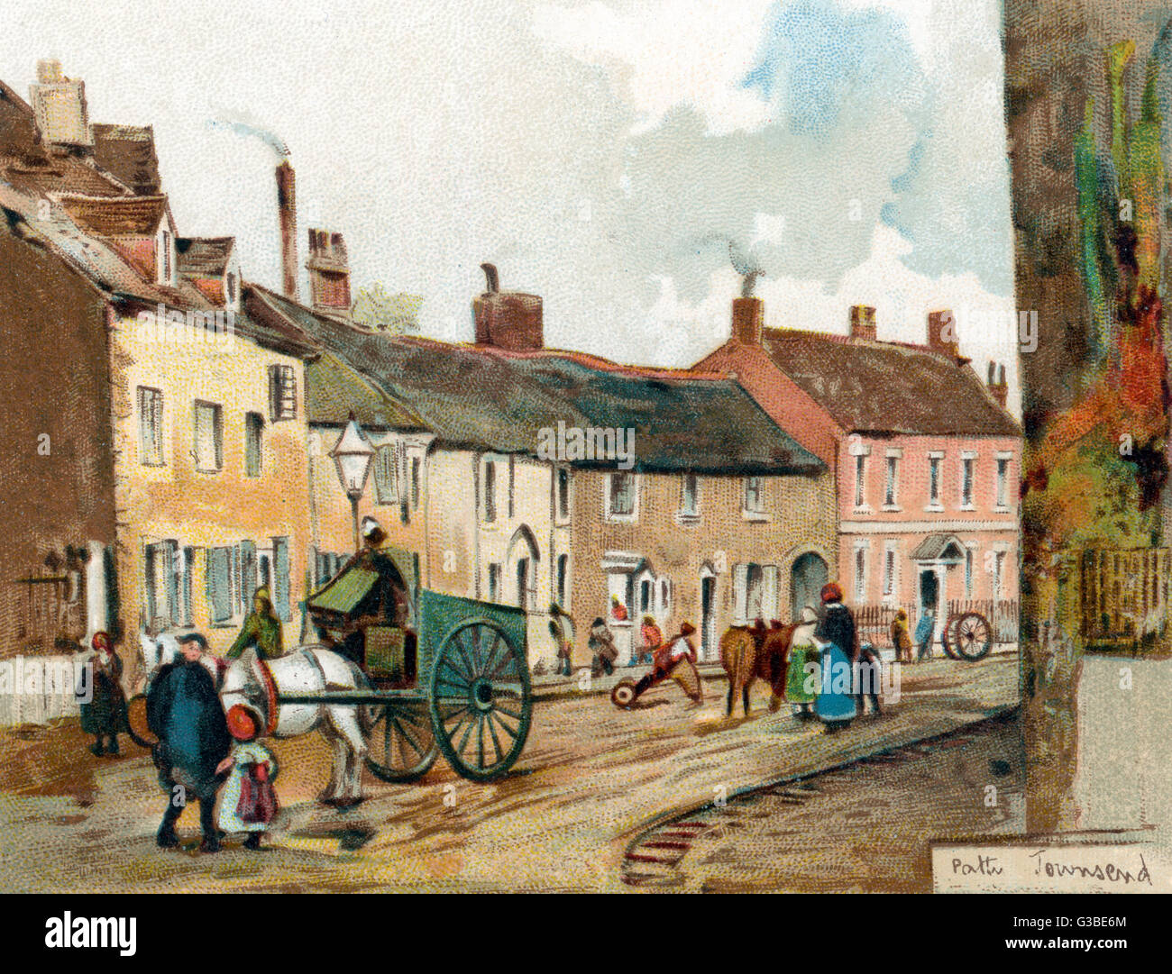 Victorian town century hi-res stock photography and images - Alamy