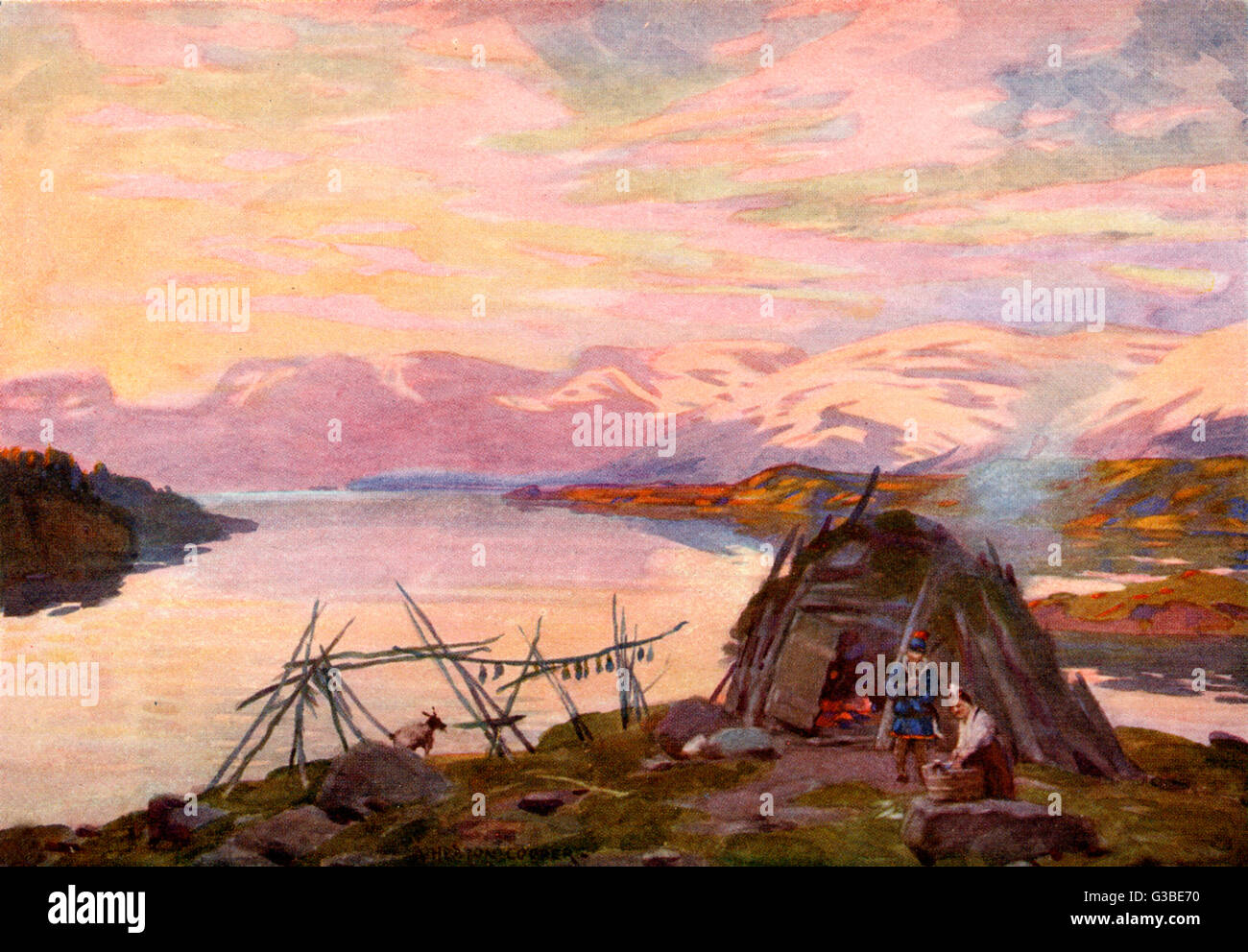 LAPP HUT, SWEDEN Stock Photo - Alamy