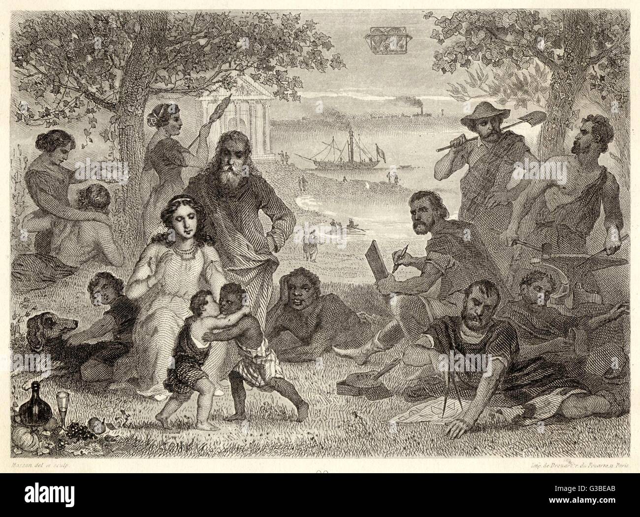 A French Utopia, with harmony between colours, creeds, scholars and ...