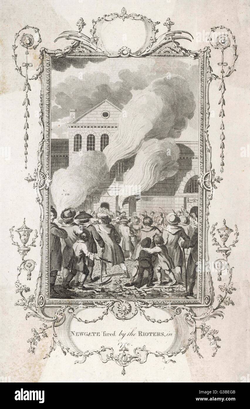 1780 GORDON RIOTS Stock Photo - Alamy